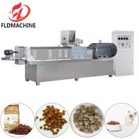China Easy Operation Floating Fish Feed Twin Screw Extruder Machine 85mm for sale
