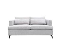 China Light Gray Fabric Pull Out Sofa Bed with 12cm Mattress Thickness 177cm Length for sale