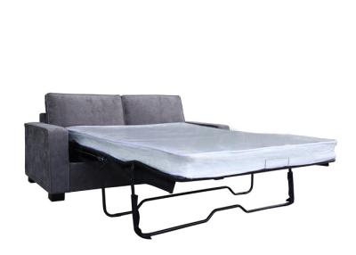 China Double Size Grey Fabric Chesterfield Sofa Bed with Pinewood Frame 183cm for sale