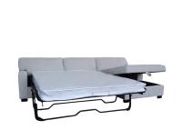 China Sectional Multi Purpose Sofa Bed Fabric Couch with Chaise Storage 263cm for sale