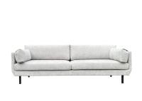 China 3 Seater Fabric Sofa with Arm Pillows High Density Foam D30 D28 245cm for sale