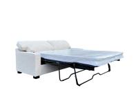 China Fabric Sofa Bed Sleeper Couch Double Size Bed with Pure Foam and Wood Legs for sale