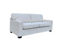 China Fabric Sofa Bed Sleeper Couch Double Size Bed with Pure Foam and Wood Legs for sale