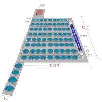 China Galvanized Sheet Aquariums Tarpaulin Fish Farming Tanks 20M D 1.20M H for sale