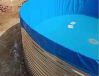 China High Density Galvanized Sheet Tarpaulin Fish Tank 5M D 1.45M H for sale