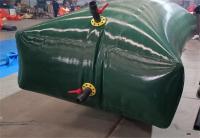 China 9000 liters Flexi Water Tank PVC Tarpaulin Collapsible Water Container Rain Water Storage Tanks for sale