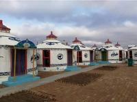 China Experience Charm Of Mongolian Culture Yurt Bamboo Structure Geodesic Dome Tent for sale