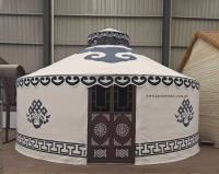 China Experience Charm Of Mongolian Culture Yurt Bamboo Structure Geodesic Dome Tent for sale