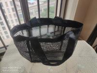 China Polyester Mesh Reinforced PVC Coating Durable Beach Bag Shopping Bag for sale