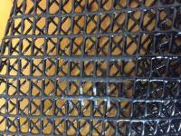 China Durable Black PVC Coated Mesh , Aquaculture Netting For Oyster Feeding Coated Polyester Mesh for sale