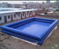 China Customized  Logo PVC Swimming Pool Removable And Portable Above Ground PVC Pools  for sale