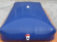 China 2000 Liter Tarpaulin Water Tank Collapsible PVC Big Capacity Square Shape Water Tank for sale