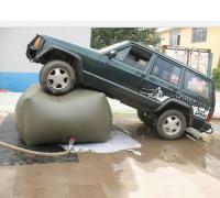China 2000 Liter Tarpaulin Water Tank Collapsible PVC Big Capacity Square Shape Water Tank for sale