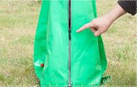 China 500D PVC UV Resistant Tree Watering Bags With Heavy Duty Zipper Self Watering Tree Bags for sale