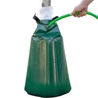 China 500D PVC UV Resistant Tree Watering Bags With Heavy Duty Zipper Self Watering Tree Bags for sale