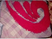 China 65cm X 180cm PVC Tapestry Mat, Anti Slip Mat, Hand Knitting Carpet Base Mat Anti Alip Bath Mat for sale