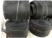 China Durable Black PVC Coated Mesh , Aquaculture Netting For Oyster Feeding Coated Polyester Mesh for sale