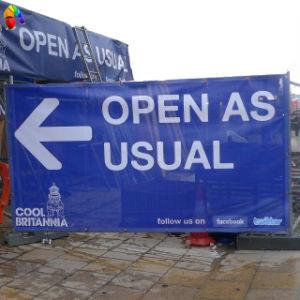 China 2mx3m Outdoor PVC Mesh Fencing Printing As Customs Design For Trade Show Large Format Mesh Banners for sale