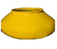 China Irrigated Onion Shape PVC Tarpaulin Water Tank Collapsible Flexible Bladder  4500L for sale