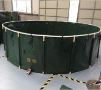 China 7000L Non-Corrosive Tarpaulin Fish Tank , Long Life Diy Fish Pond Collapsible Fish Tank for sale