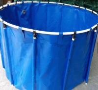China PVC Coated Customized Tarpaulin Fish Tank ,  3200L Cold Resistance Fish Tank Collapsible Fish Tank for sale