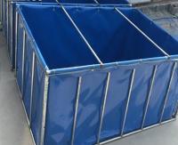 China 1000 Litres Tarpaulin Fish Tank ,  Foldable Fish Tank For Aquaculture Farms Fish Pond Plastic Tank for sale