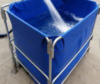 China 1500L High Opacity Removable Fish Pond , Plastic Ponds For Fish Farming Collapsible Fish Tank for sale