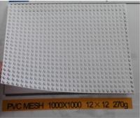 China Digital Printing PVC Mesh Fencing 1000x1000 12x12 270g Outdoor Advertisement Plastic Coated Mesh for sale