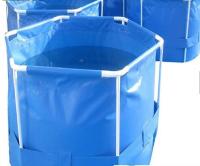 China B2 B1 Fire Retardant Round Outdoor Fish Pond 2500L Alkali Resistance Eco Friendly for sale