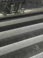 China Double Side Acrylic Plastic Mesh Sheet , PVDF Coated Black Construction Safety Mesh for sale