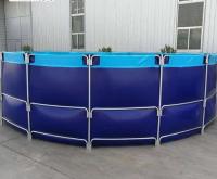 China Waterproof And Fireproof PVC Fish Pond With Laminated PVC Pool Liner Collapsible Fish Tank for sale