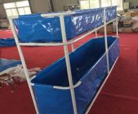 China Portable PVC Collapsible Fish Pond Double Tier 5000L - 20ºF ~ 158ºF Temperature Resistance for sale