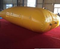 China 8000L Yellow  Bladder Fuel Tank With Super Toughness Wooden Carton Packaging Liquid Containment Fuel Bladder for sale