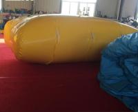 China 8000L Yellow  Bladder Fuel Tank With Super Toughness Wooden Carton Packaging Liquid Containment Fuel Bladder for sale
