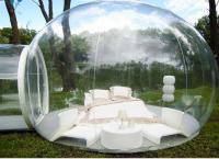 China Clear Inflatable Bubble Tent Inflatable Double Stitching Clear Camping Tent Inflatable Party Tent for sale