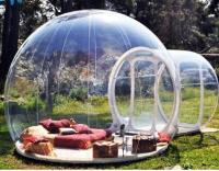 China Outdoor Single Tunnel Inflatable Bubble Tent ,  3.8M*2.6M Transparent Bubble Tent  for sale