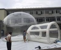 China High Strength Giant Transparent Inflatable Bubble Tent With High Polymer For Party for sale