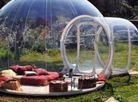 China Clear Inflatable Bubble Tent Inflatable Double Stitching Clear Camping Tent Inflatable Party Tent for sale