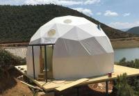 China White PVC Clear Inflatable Tent Fireproof Waterproof Safe For Hotels Inflatable Bubble Camping Tent for sale