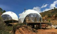 China Geodesic Dome House Steel Tent for sale