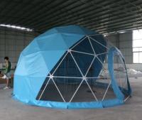 China Customized Waterproof Windproof Movable Geodesic Dome Tent With Steel Frame Dome Camping Tent for sale