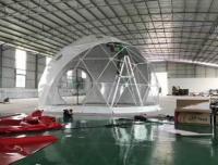 China Customized Waterproof Windproof Movable Geodesic Dome Tent With Steel Frame Dome Camping Tent for sale