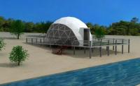 China UV - Treated Clear Camping Tent Half Sphere Geodesic Dome Wedding Tent Dome Party Tents for sale
