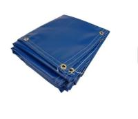 China 680 Gsm Durable PVC Truck Cover Coated Tarpaulin Waterproof Inflaming Retarding Tarpaulin Truck Cover for sale