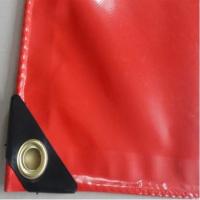 China 14 OZ Water Proof Glossy PVC Coated Tarpaulin Fabric For Boat Cover Or Truck Cover for sale