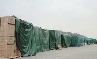 China B1 Fire Resistance Heavy Duty Vinyl Tarp For Petroleum Pipeline  Cover High Strength Material for sale