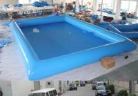 China 8M*6M Inflatable Swimming Pool With Fireproof PVC Tarpaulin For Family Swimming Pool Material for sale