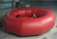 China Round Inflatable PVC Swimming Pool , 3.5M*3.5M PVC Inflatable Pool For Beaches Swimming Pool Material for sale