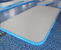 China Gas Tight  Gymnastics Air Mat , High Strength Bounce Mat With Good Glue Air Track Mat for sale