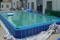 China SGS 10M X 10M PVC Swimming Pool Metal Frame For Summer Inflatable for sale